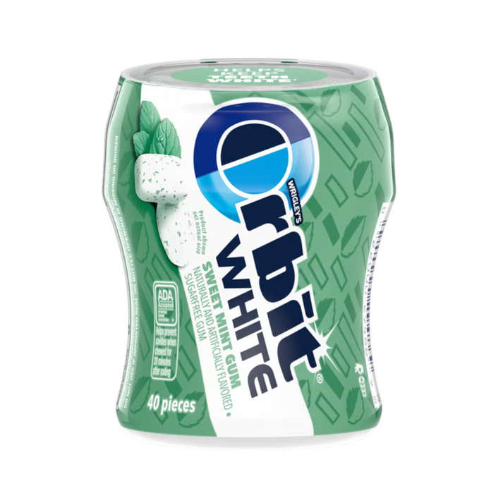 ORBIT White Spearmint Sugarfree Gum - 40pc – Blair Candy Company