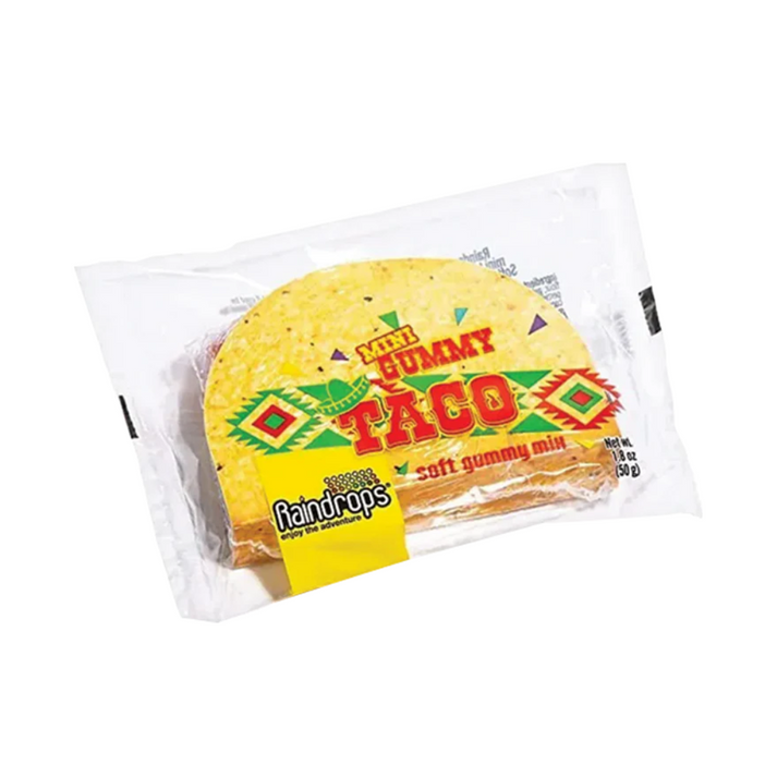 Raindrops Mini Gummy Taco - 1.8oz / 16ct – Blair Candy Company