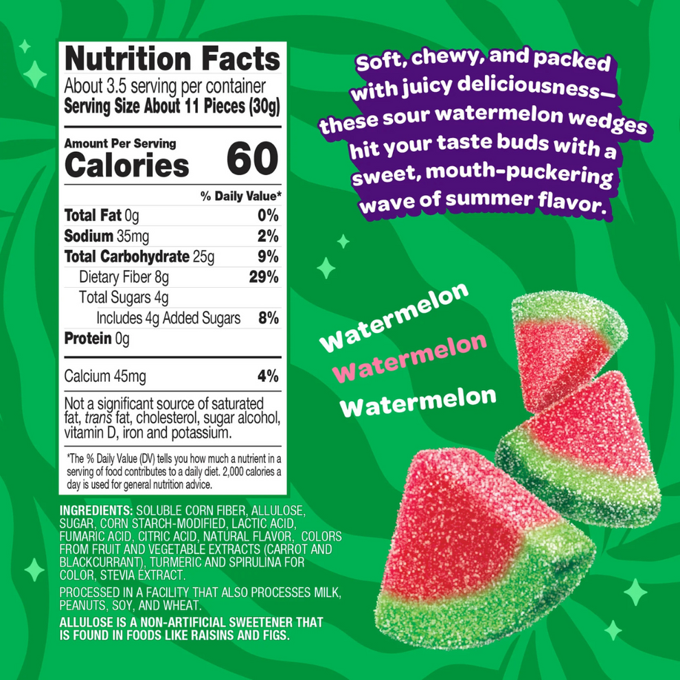 Joyride Sour Watermelon Wedges - 3.5oz – Blair Candy Company