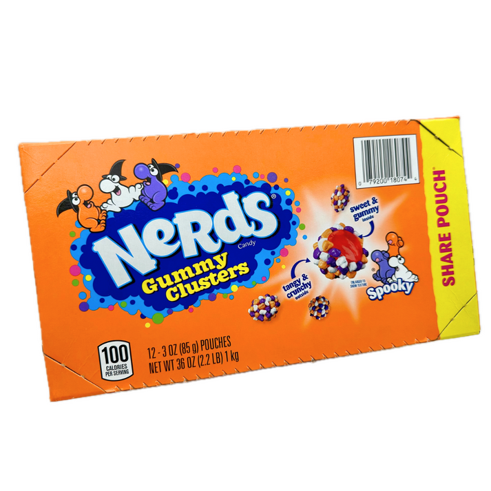 Nerds Gummy Clusters Spooky Share Pouches - 3oz / 12ct – Blair Candy ...