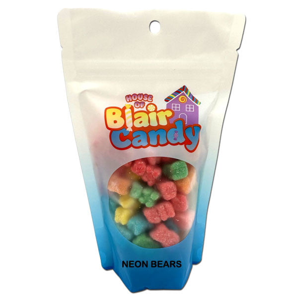 House of Blair Candy Neon Gummi Bears - 12oz – Blair Candy Company