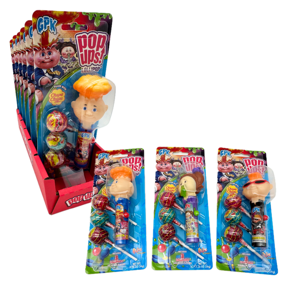 Garbage Pail Kids Pop Ups Lollipops - 1.26oz / 6ct – Blair Candy Company