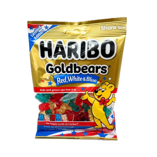 Haribo Red, White & Blue Goldbears - 4oz – Blair Candy Company