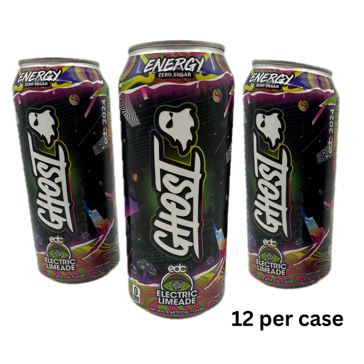 Ghost Energy Drink EDC Electric Limeade - 16oz / 12ct – Blair Candy Company