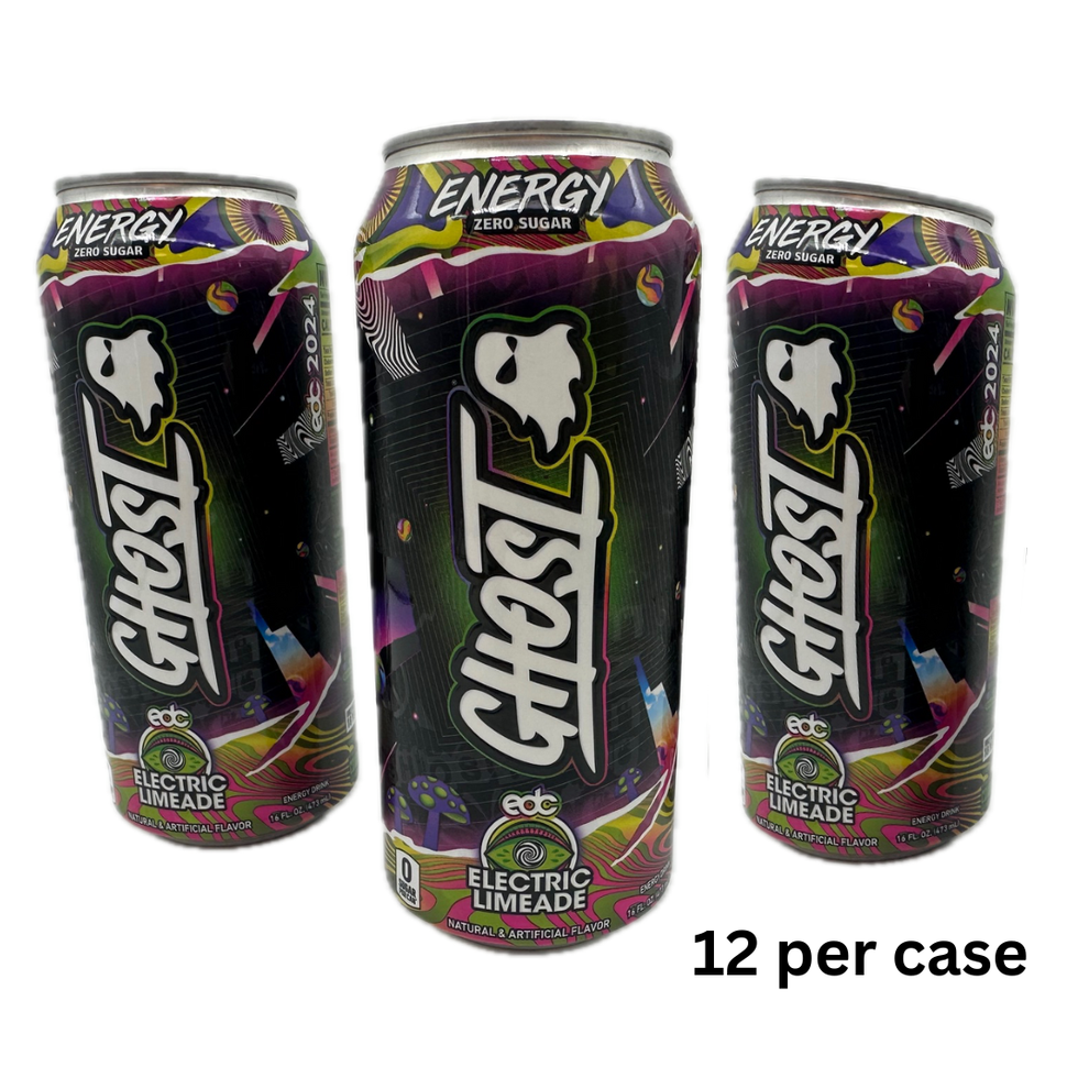 Ghost Energy Drink EDC Electric Limeade - 16oz / 12ct – Blair Candy Company