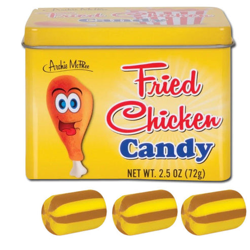 Fried Chicken Flavored Hard Candy Tin 12 Pieces – Blair Candy Company
