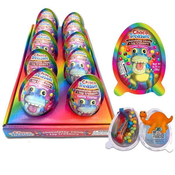 Choco Treasure Dino Egg 10 Count – Blair Candy Company