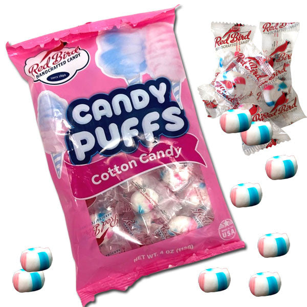 Red Bird Cotton Candy Candy Puffs - 4oz – Blair Candy Company