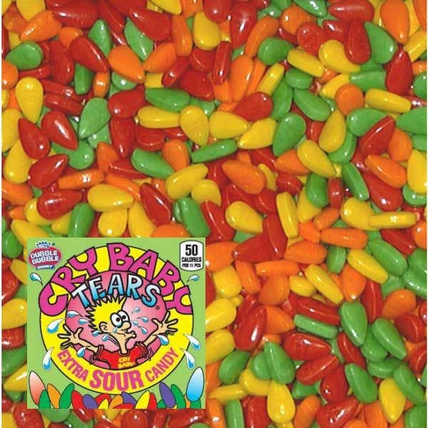 Cry Baby Candy Coated Tears 24.95lbs Bulk – Blair Candy Company