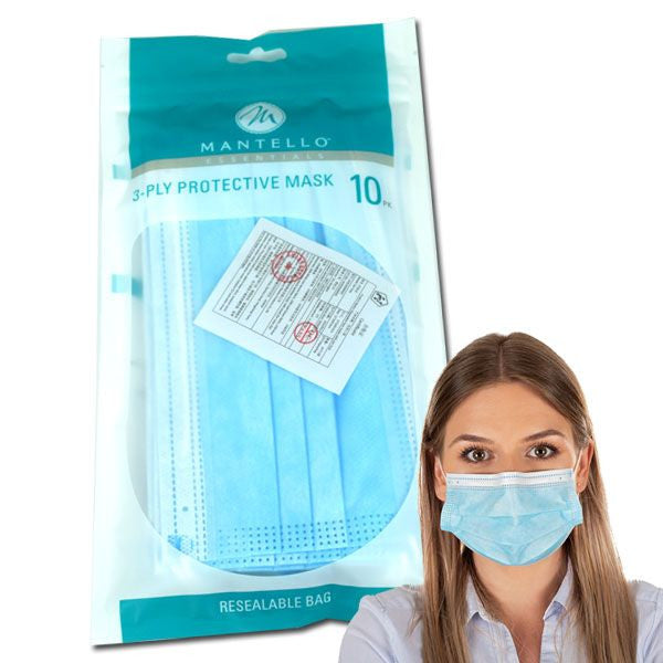 Disposable Face Masks 3 PLY 10 Count – Blair Candy Company