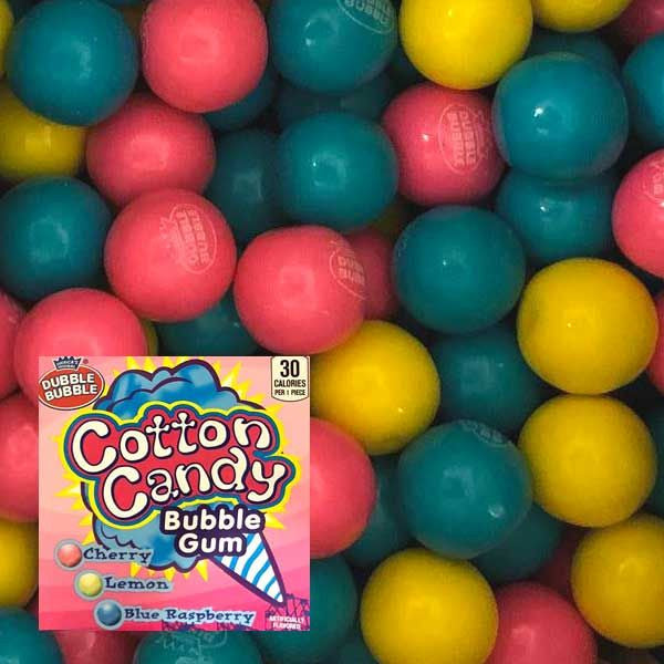 Dubble Bubble Cotton Candy Gumballs 850 Count Bulk – Blair Candy Company
