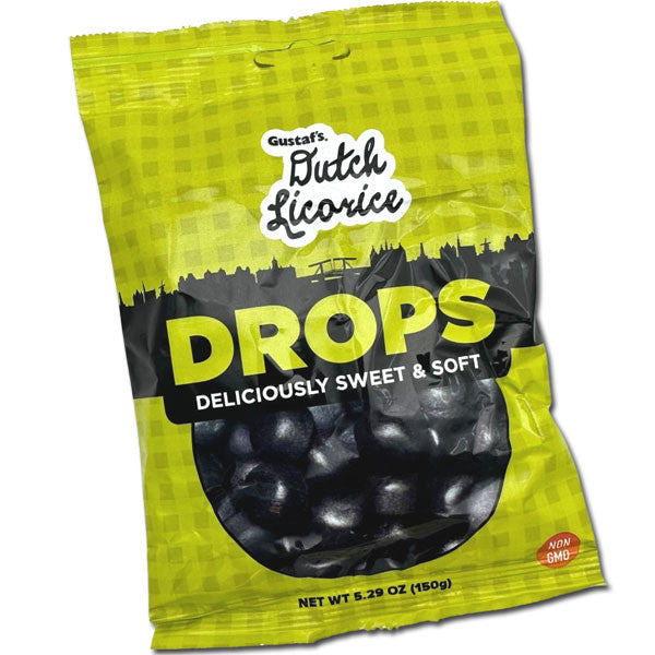 Gustaf's Black Licorice Drops 5.29oz – Blair Candy Company