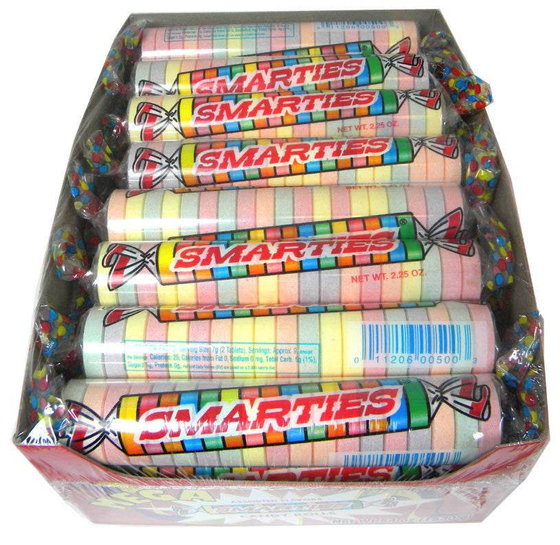 Mega Smarties 24 Rolls – Blair Candy Company