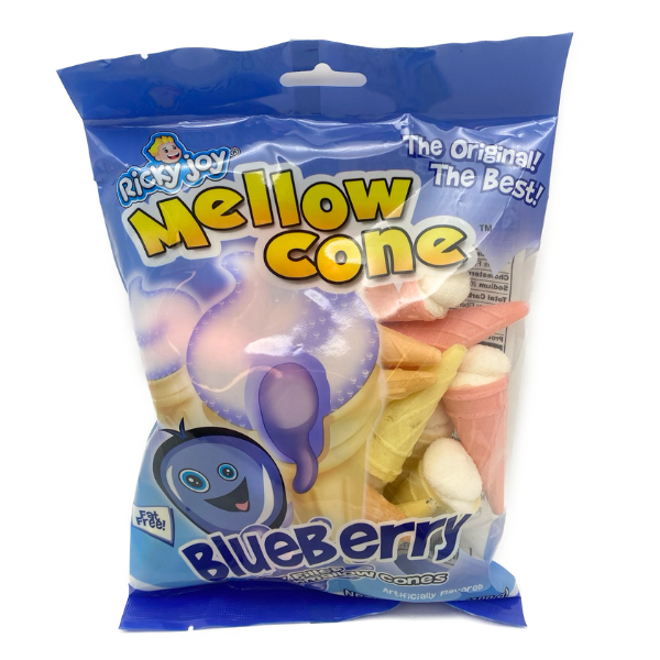 Mellow Cone Blueberry Jelly Filled Marshmallow Cones - 3.53oz – Blair ...