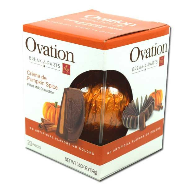 Ovation Creme De Pumpkin Spice Milk 6.17oz Ball – Blair Candy Company