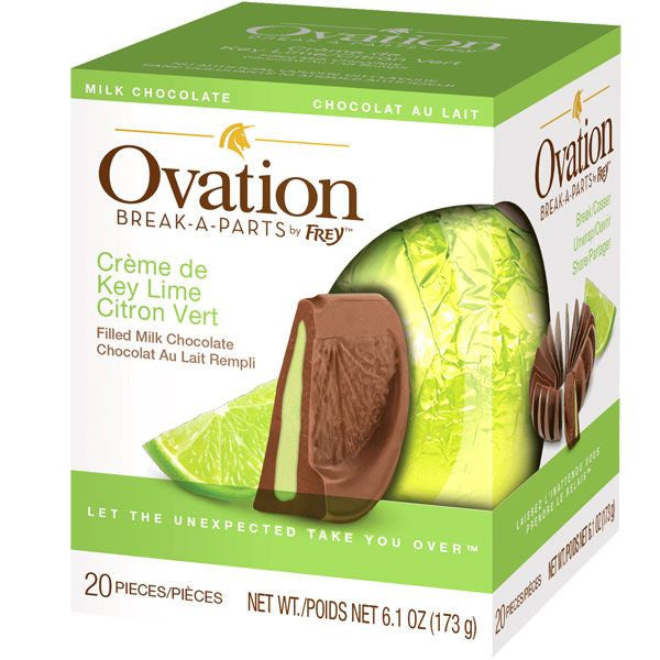 Ovation Creme De Key Lime Milk Chocolate 6.17oz Ball – Blair Candy Company