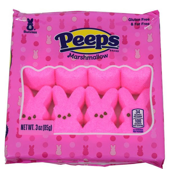 Peeps Pink Bunnies 8 Count – Blair Candy Company