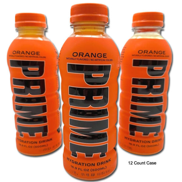 Prime Hydration Drink Orange - 16.9oz / 12ct – Blair Candy Company