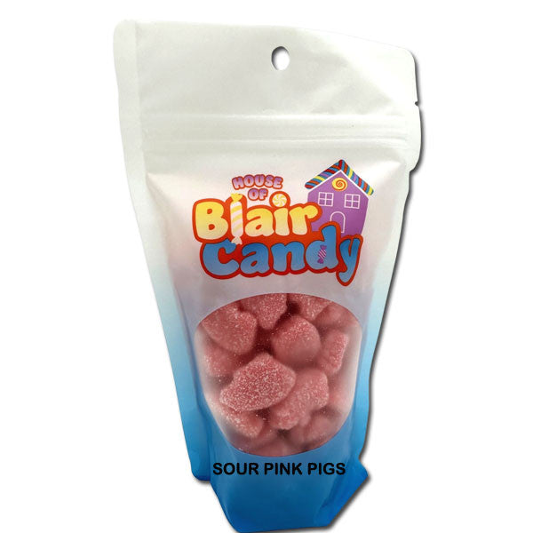 House of Blair Candy Gummi Sour Pink Pigs - 12oz – Blair Candy Company