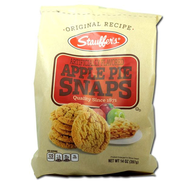 Stauffers Apple Pie Snap Cookies 14oz – Blair Candy Company