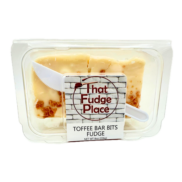 That Fudge Place Toffee Bar Bits Fudge - 8oz – Blair Candy Company