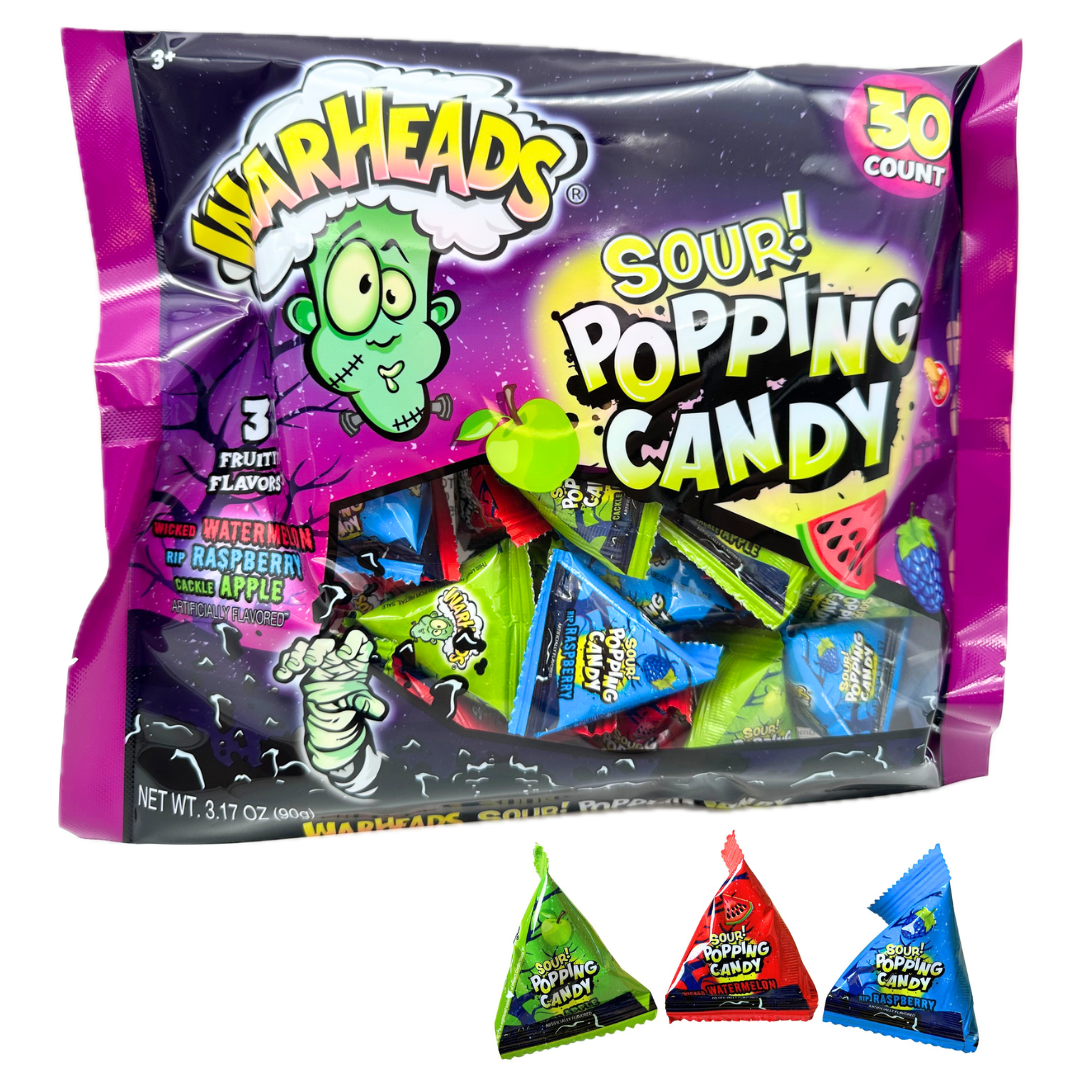 Warheads Sour Popping Candy - 3.17oz / 30ct – Blair Candy Company